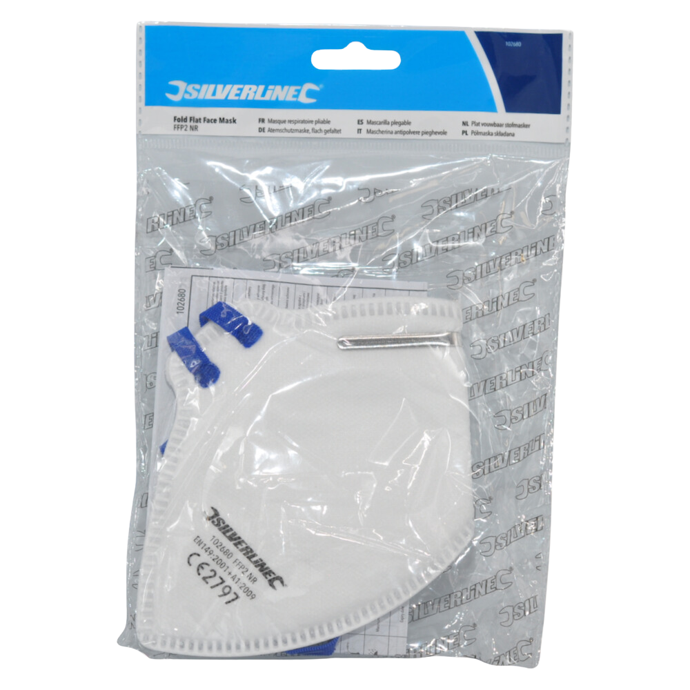 Fold Flat Face Mask FFP2 NR (Single) - Car Paint Colours